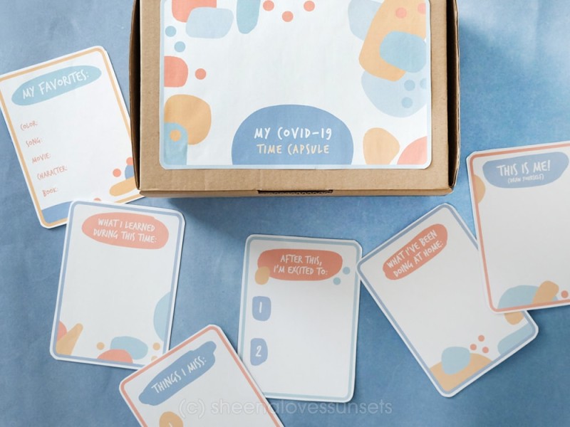 COVID-19 Time Capsule Printable for Kids (FREE DOWNLOAD)